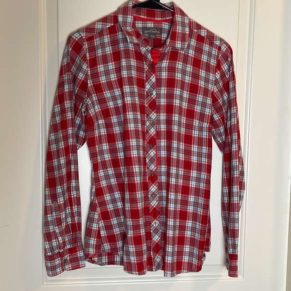 Eddie Bauer | Tops | Eddie Bauer Plaid Flannel Shirt | Poshmark